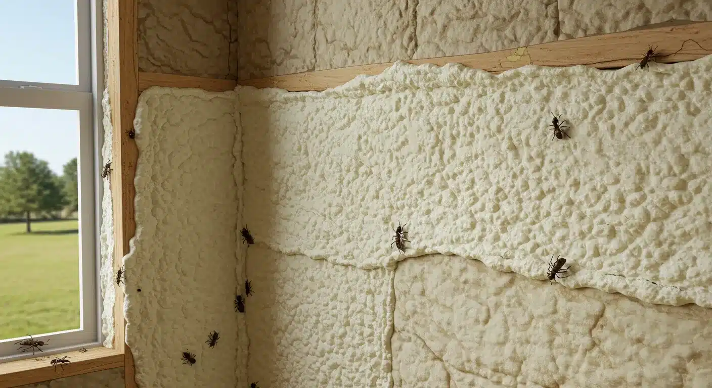 How Spray Foam Insulation Protects Lillian Homes from Pests & Moisture